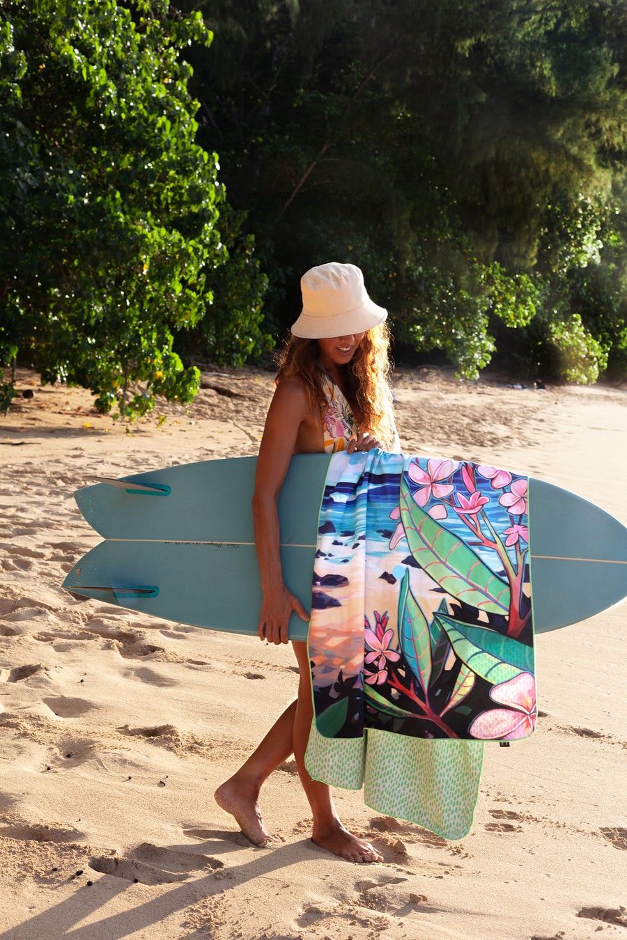 'SURF SATURDAY' by Christie Shinn – Surfer Towel